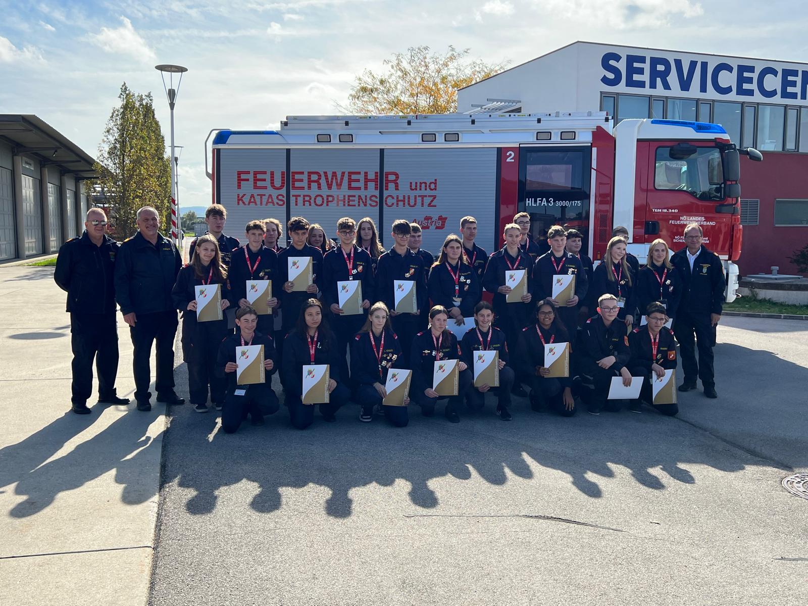 Feuerwehrjugendleistungsabzeichen Gold 2024 – FF Schönfeld i. Marchfeld